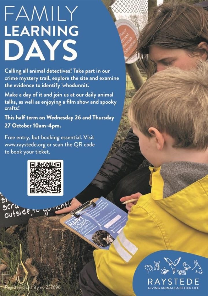 Talks and events - Raystede Centre for Animal Welfare