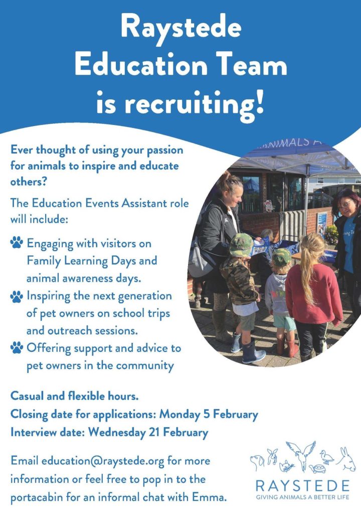 Volunteer newsletters - Raystede Centre for Animal Welfare